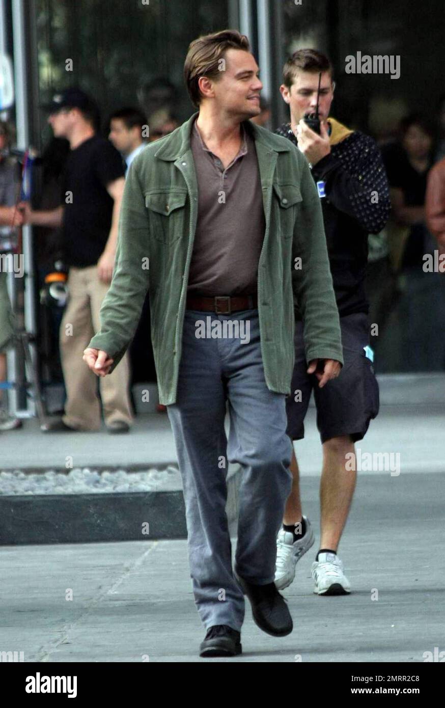 Leonardo DiCaprio and Ellen Page film scenes for their upcoming film ...