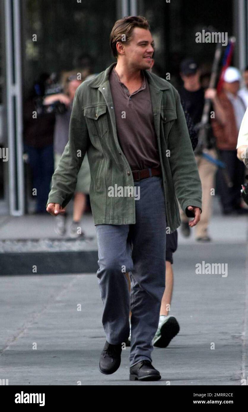 Leonardo DiCaprio and Ellen Page film scenes for their upcoming film ...