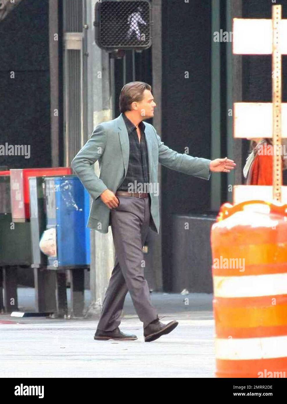 Leonardo DiCaprio shoots a scene his new film "Inception" (working title: "Oliver's Arrow ...