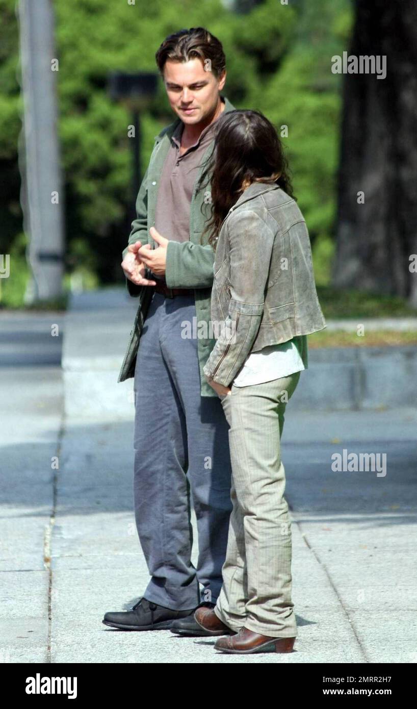 Leonardo DiCaprio and Ellen Page film scenes for their upcoming film ...