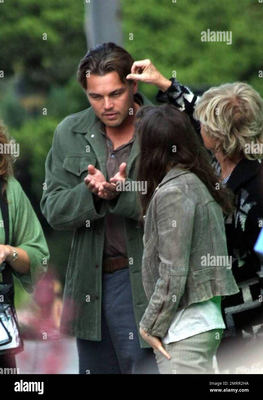 Leonardo DiCaprio and Ellen Page film scenes for their upcoming film ...