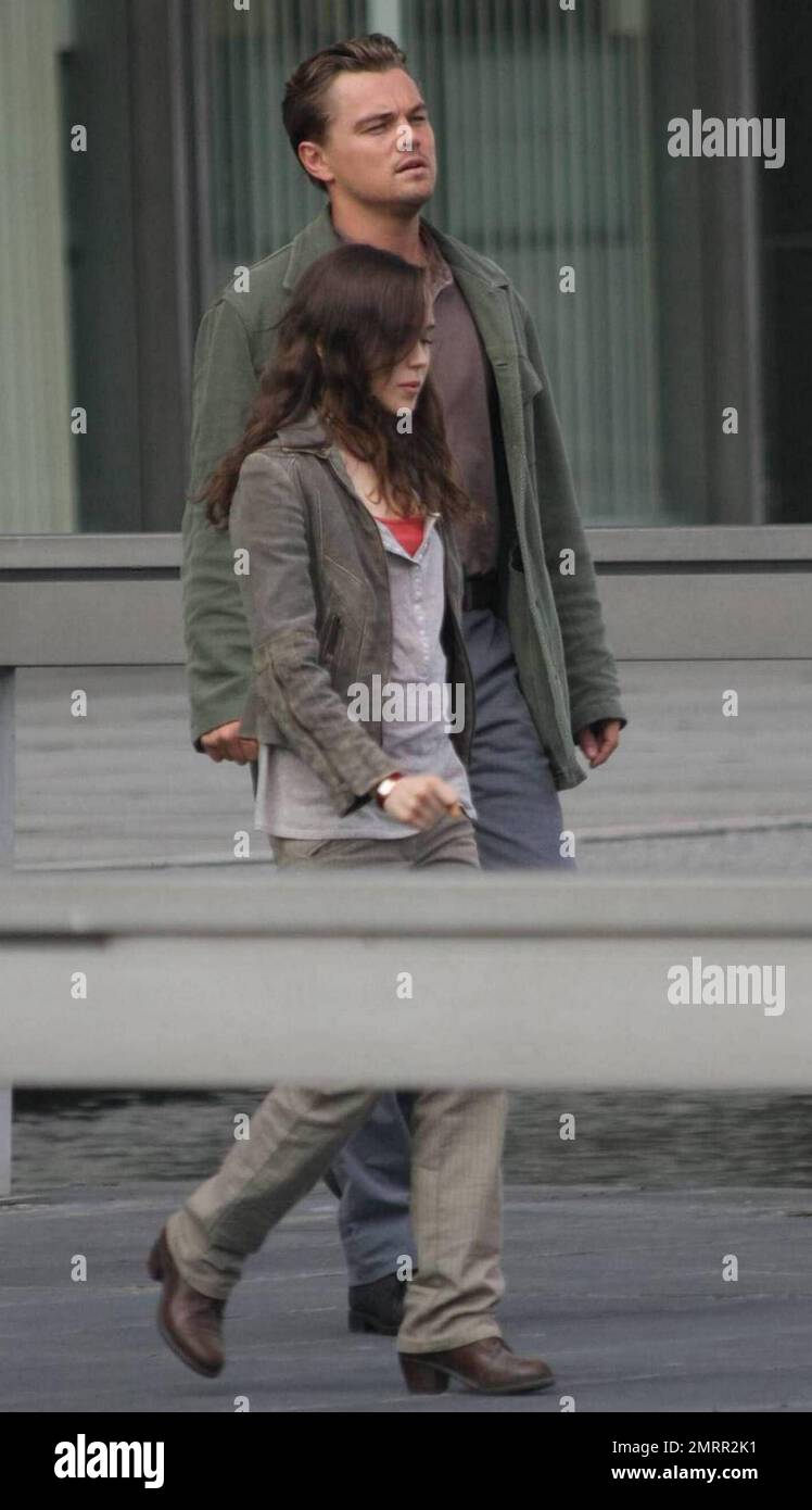 Leonardo DiCaprio and Ellen Page film scenes for their upcoming film ...