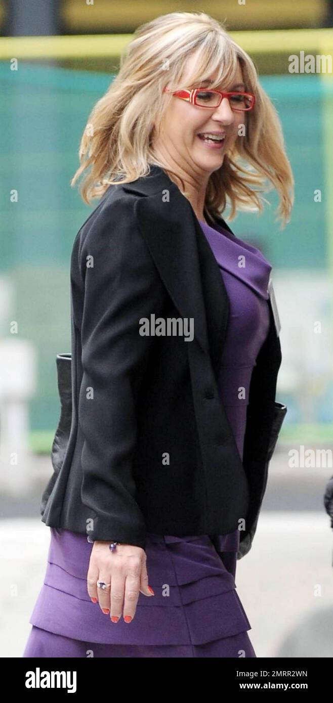 British classical soprano singer Lesley Garrett looks very happy as she ...