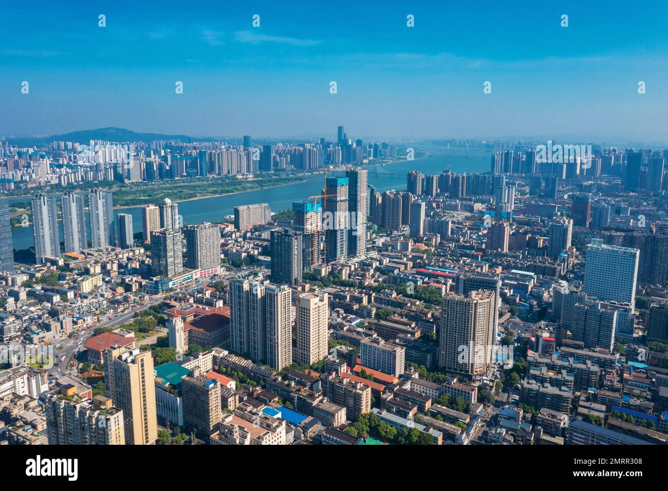 Aerial changsha city Stock Photo - Alamy