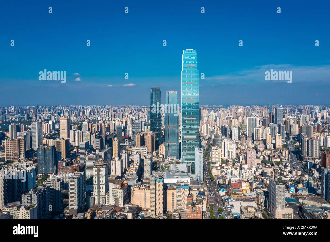 Aerial changsha shimao international financial center world financial ...