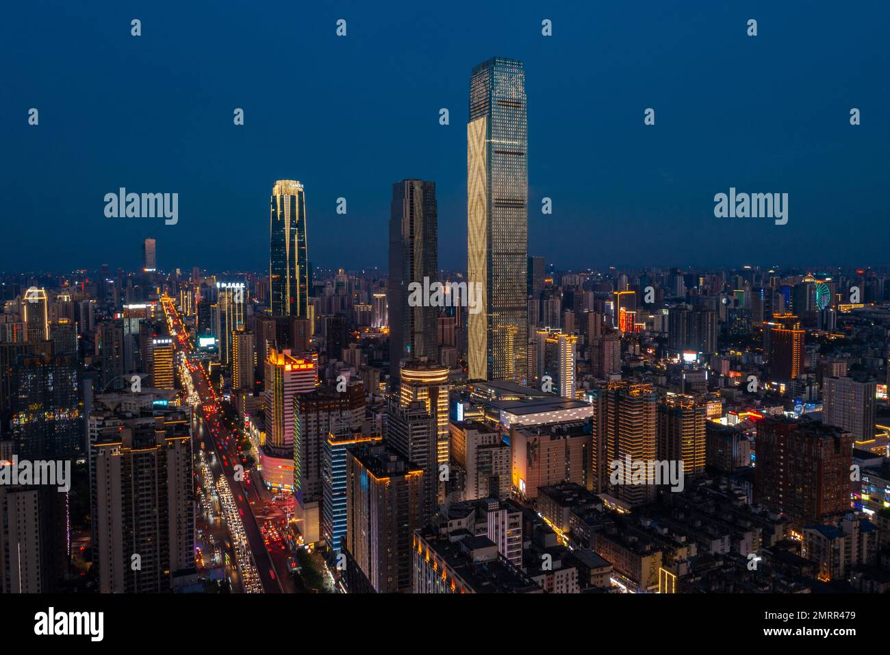 Aerial changsha shimao international financial center world financial ...