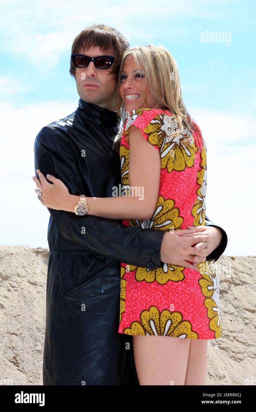 Liam Gallagher and wife Nicole Appleton at a photocall during the 63rd ...