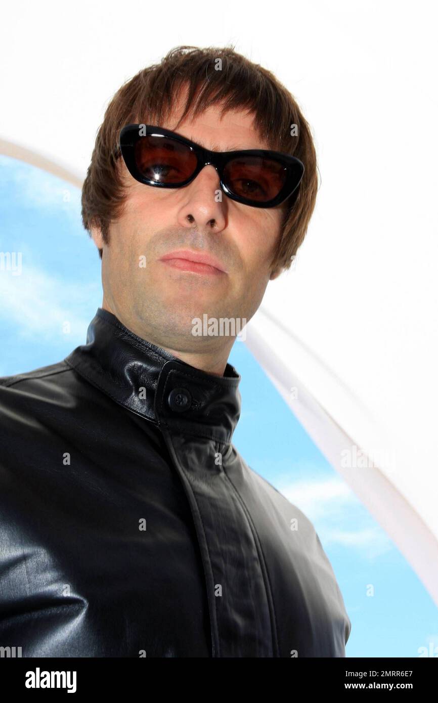 Liam Gallagher and wife Nicole Appleton at a photocall during the 63rd ...