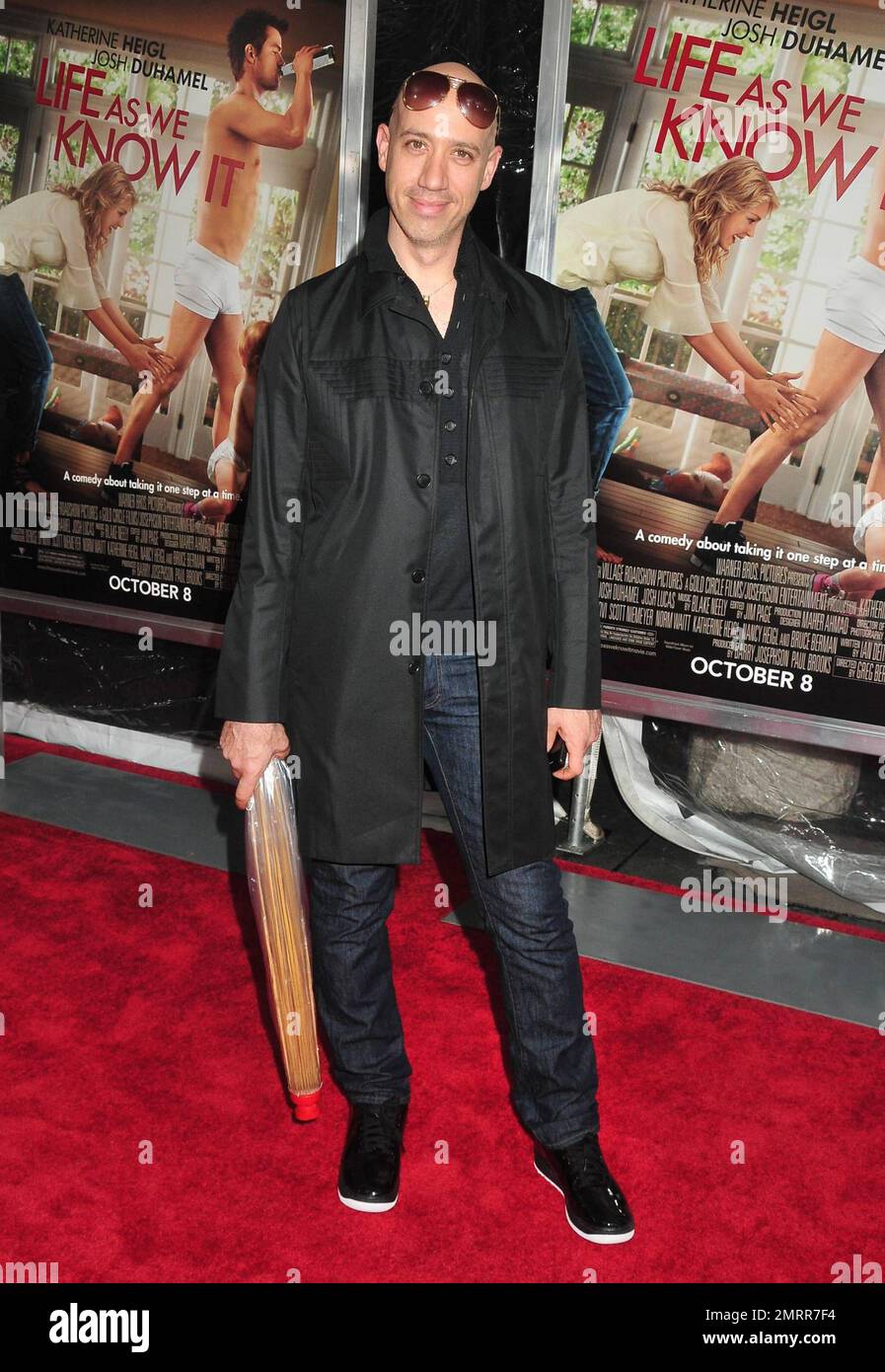Robert Verdi walks the red carpet at the premiere of Warner Bros. "Life ...