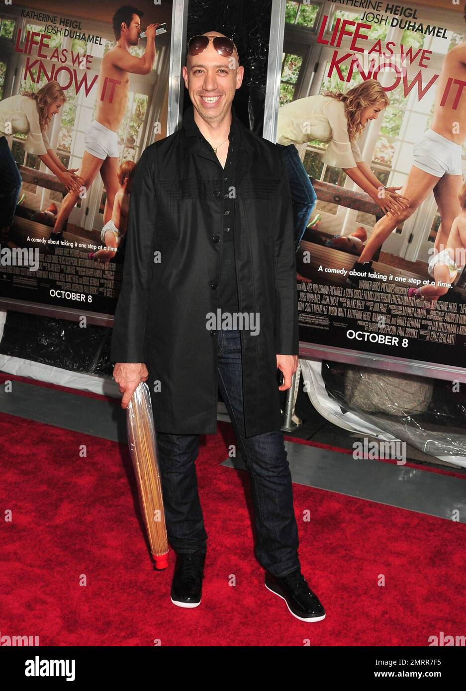 Robert Verdi walks the red carpet at the premiere of Warner Bros. "Life ...