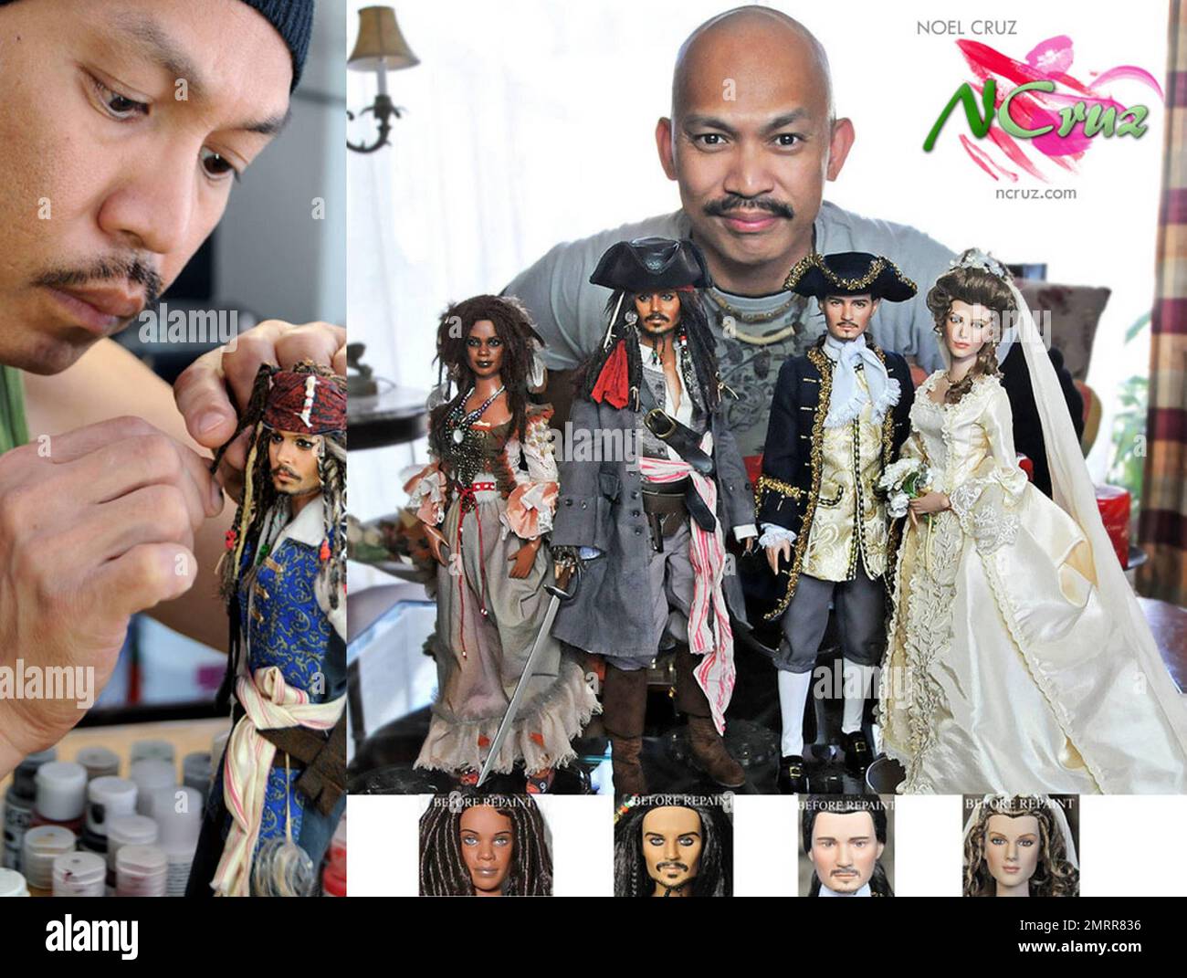 Noel Cruz custom repaints some of the most amazing celebrity based ...