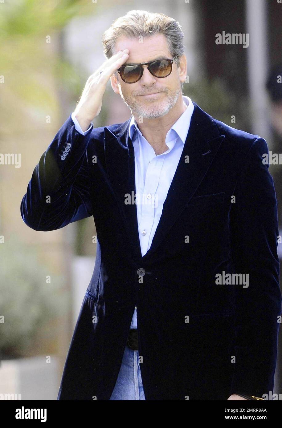 GREECE OUT - Pierce Brosnan at the world premiere of "Percy Jackson and ...