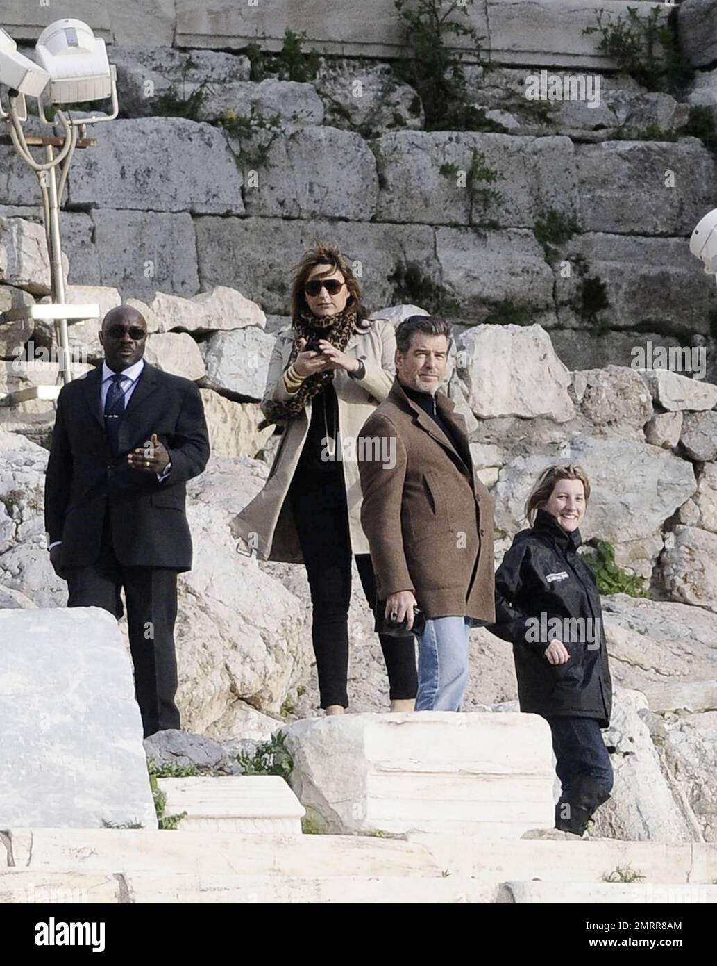 GREECE OUT - Pierce Brosnan at the world premiere of "Percy Jackson and ...