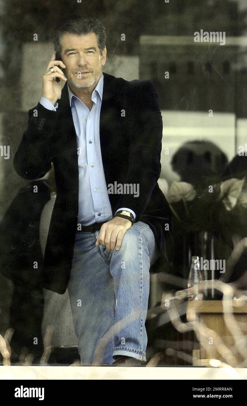 GREECE OUT - Pierce Brosnan at the world premiere of "Percy Jackson and ...