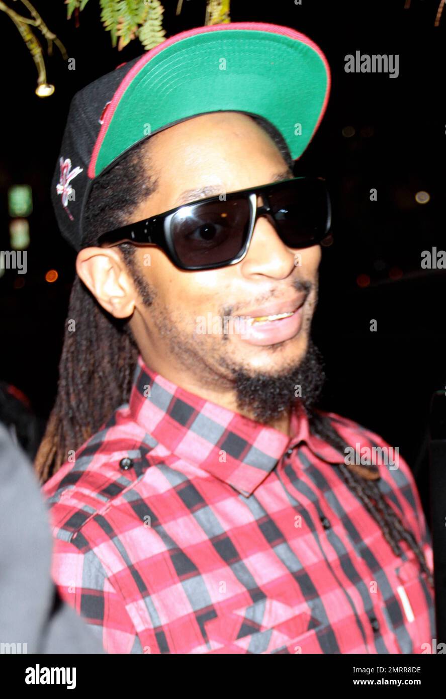 Rapper Lil Jon leaves Lexington Social House. Hollywood, CA. 6/8/11 ...