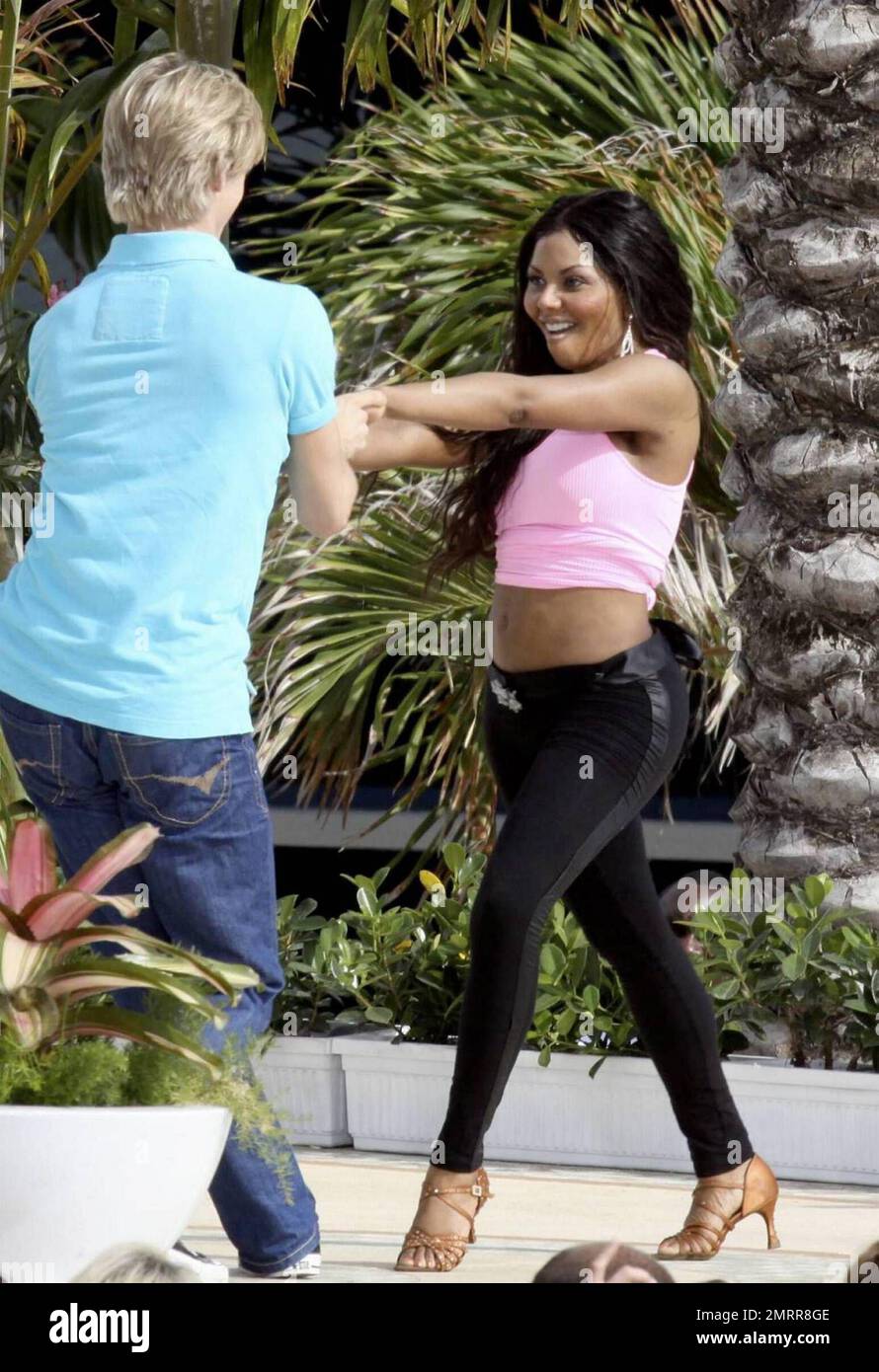 "Dancing with the Stars" contestants Derek Hough and Lil Kim take to ...