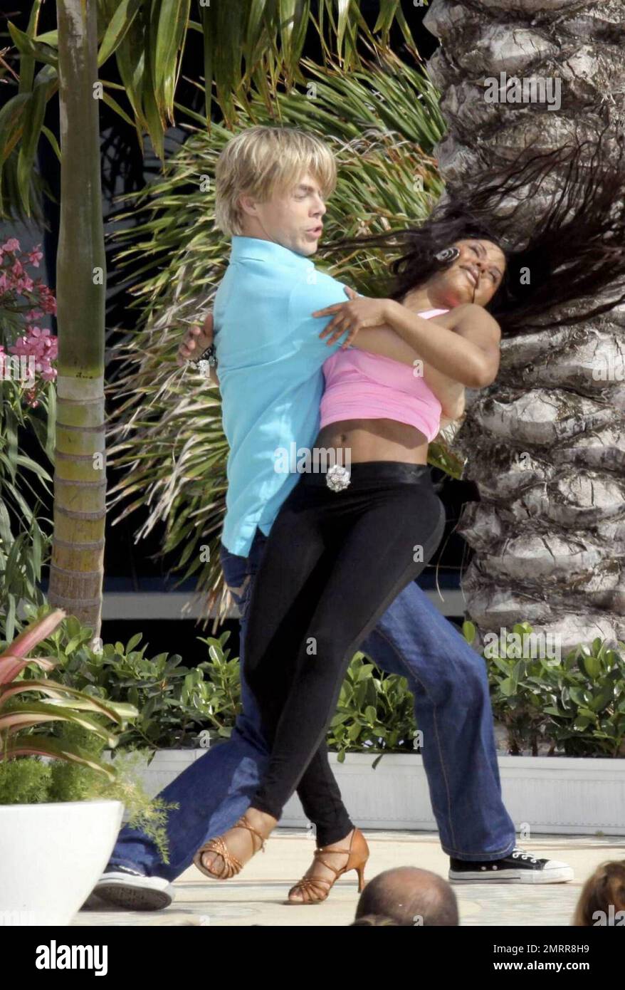 "Dancing with the Stars" contestants Derek Hough and Lil Kim take to ...