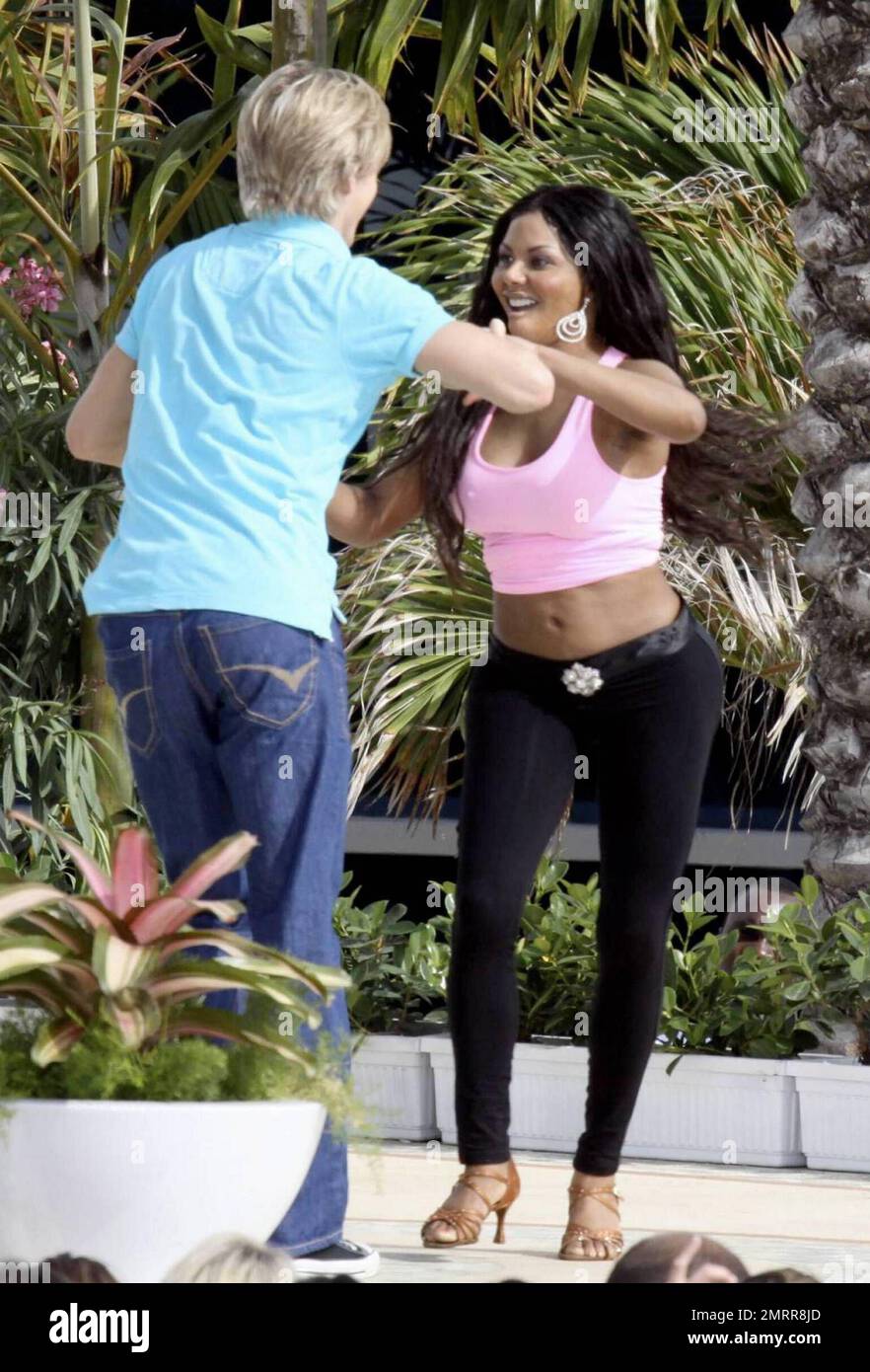 "Dancing with the Stars" contestants Derek Hough and Lil Kim take to ...