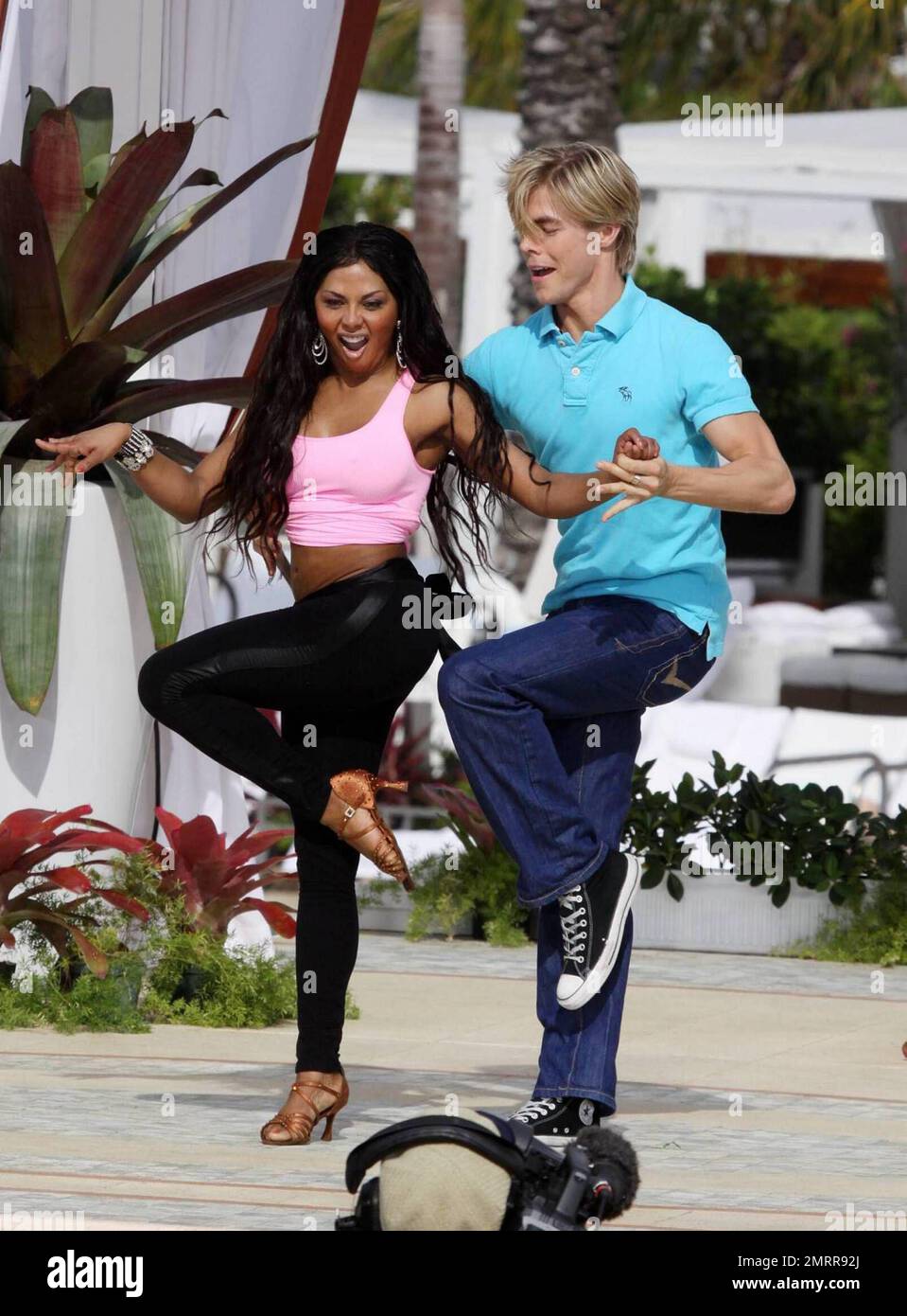 Dancing With the Stars Derek Hough and his eliminated dancing partner ...
