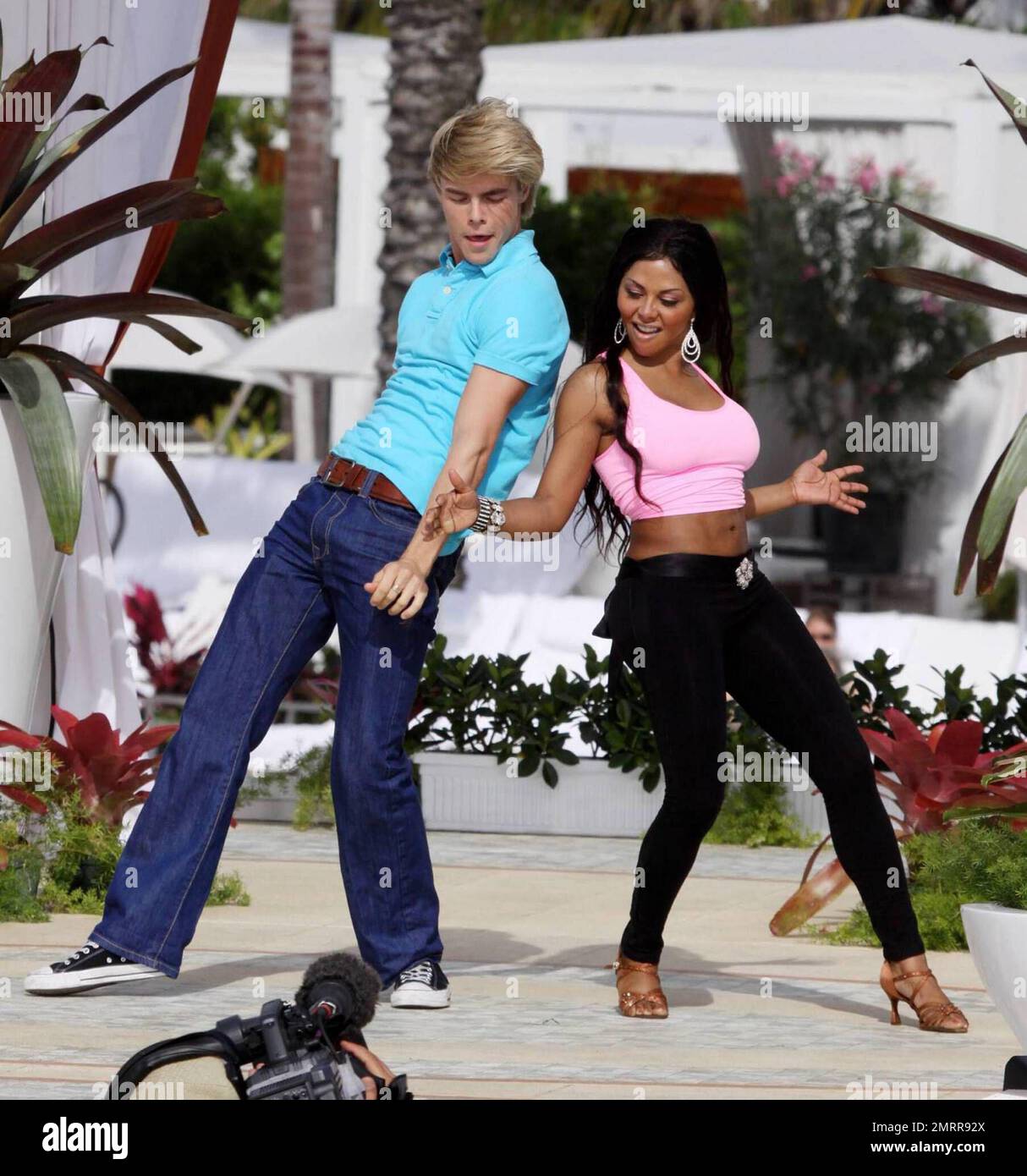 Dancing With the Stars Derek Hough and his eliminated dancing partner ...