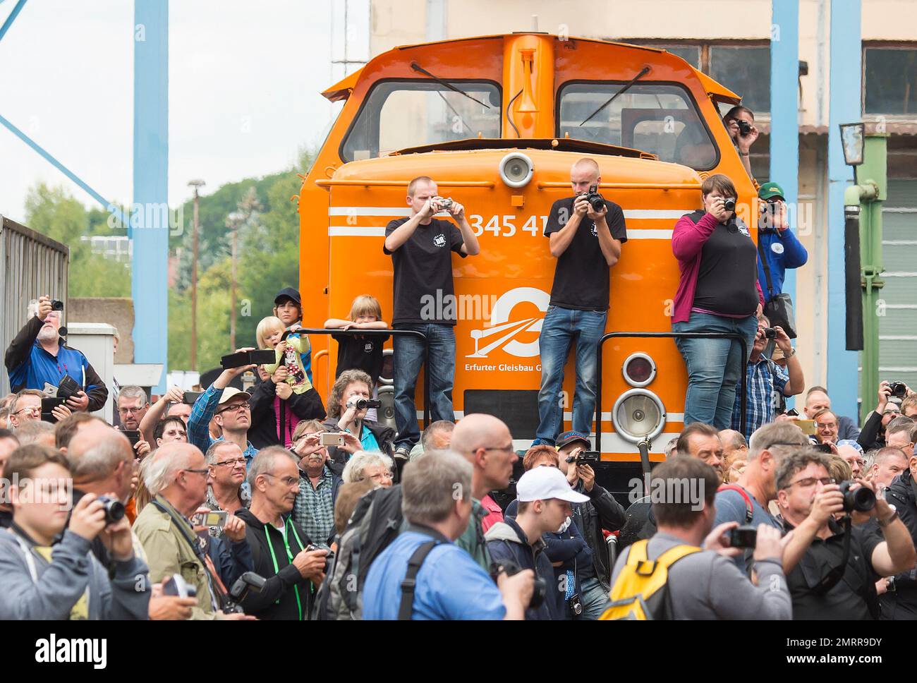 Steam Locomotive fans from all over the world shoot photos during the ...
