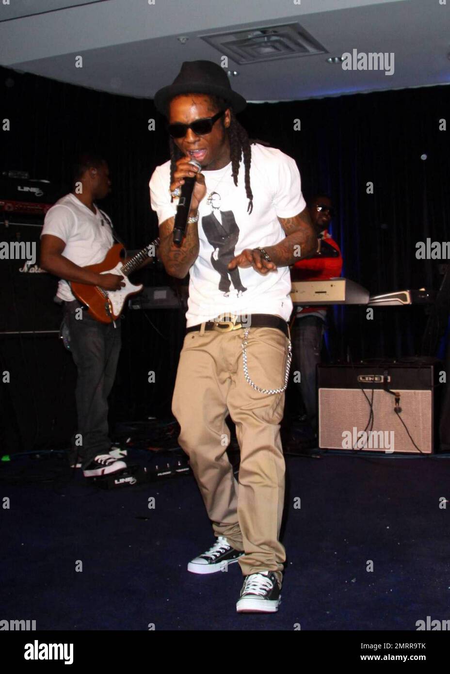 Lil' Wayne performs at the 14th annual 'The Blacks' Annual Gala 2009 at ...