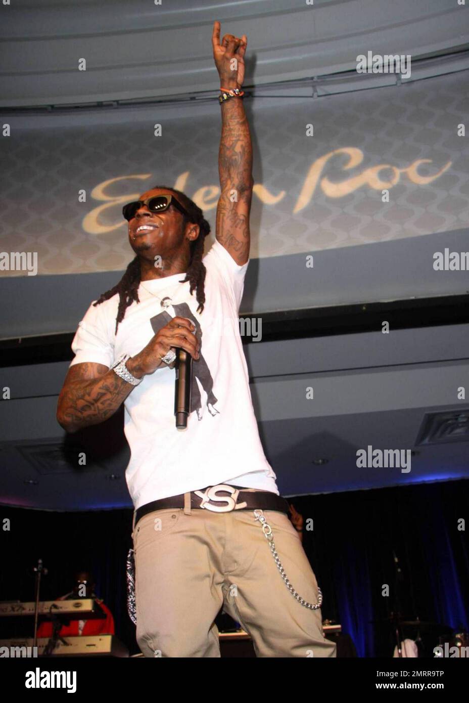 Lil' Wayne performs at the 14th annual 'The Blacks' Annual Gala 2009 at ...