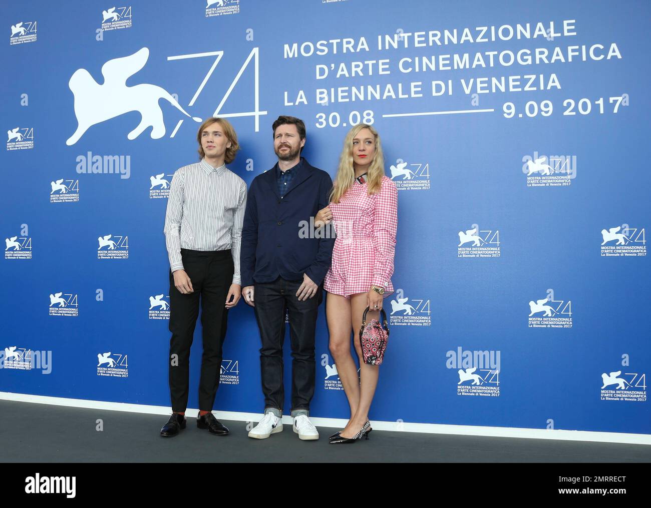 From left, actor Charlie Plummer, director Andrew Haigh, and actress ...