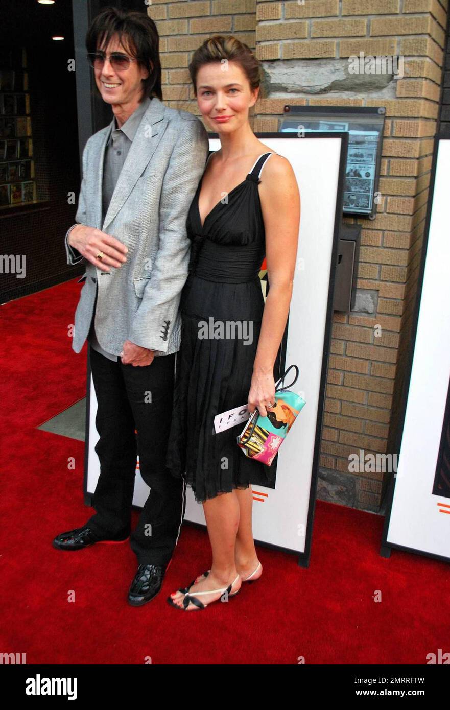 Musician Ric Ocasek and wife Paulina Porizkova attend special screening ...