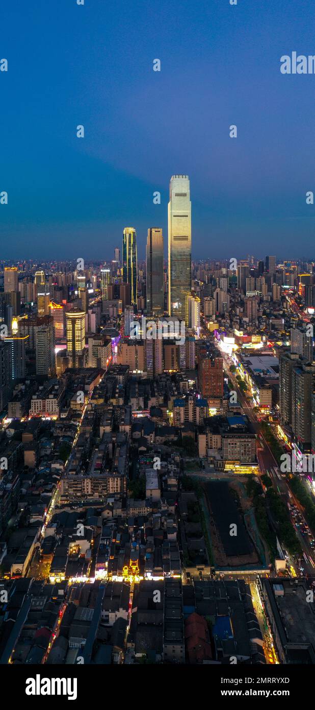 Aerial changsha shimao international financial center world financial ...