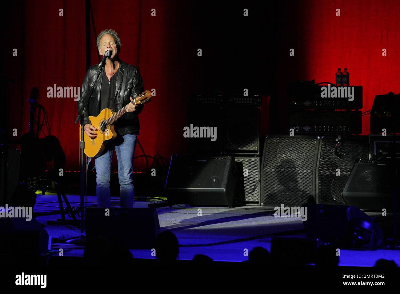 Former Fleetwood Mac lead singer Lindsey Buckingham performs live in ...