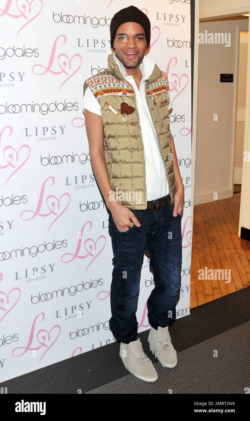 Model and designer Jason Christopher Peters wears fringe suede sneakers ...