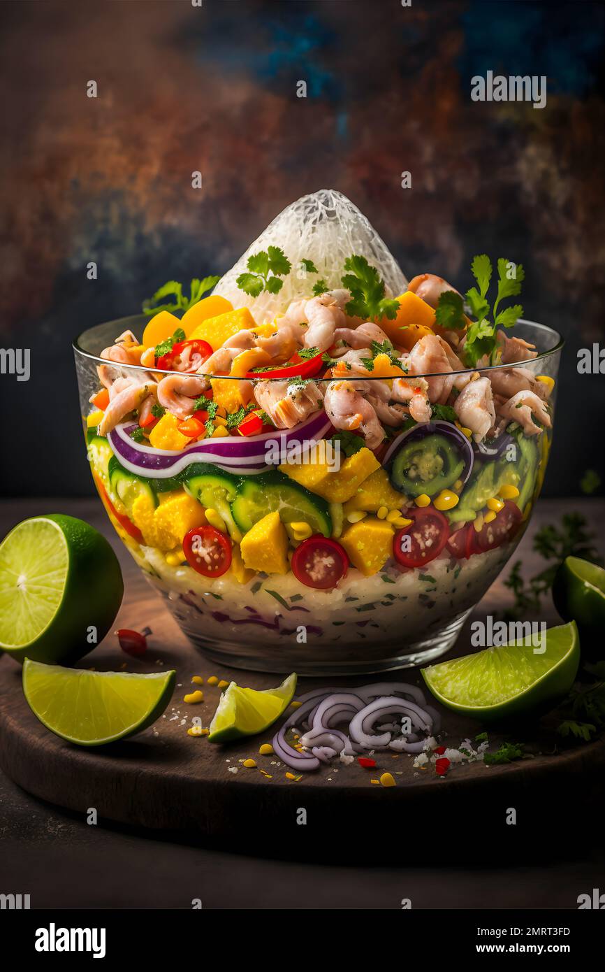 Ceviche food photography collection. High-quality images showcase this ...