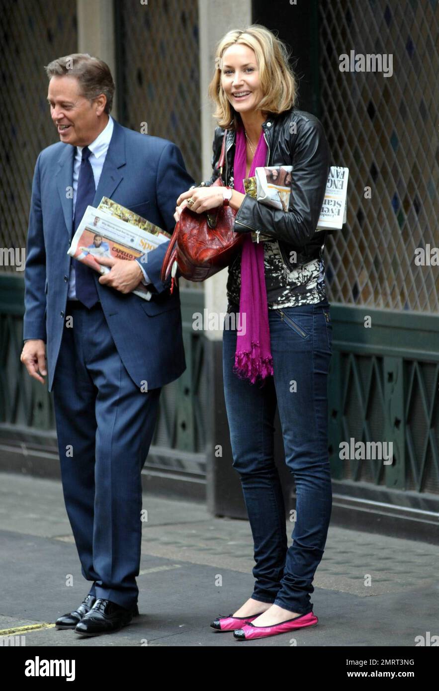 '90s supermodel Lisa Butcher still looks great as she leaves The Ivy in ...