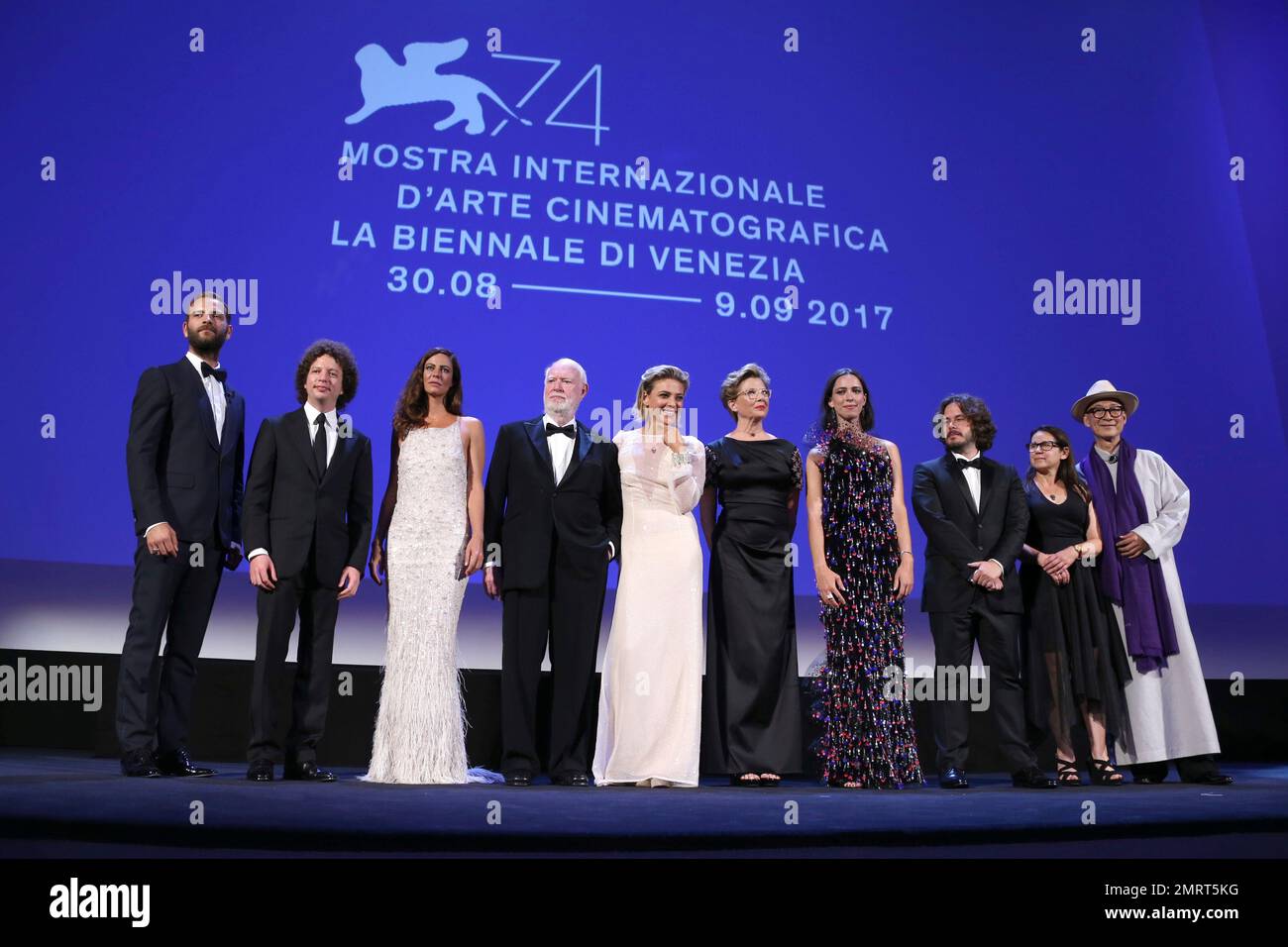 Jury members, from right, Yonfan, Ildiko Enyedi, Edgar Wright, Rebecca ...