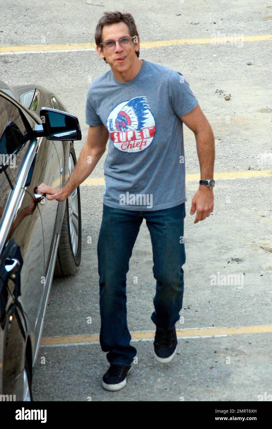 Ben Stiller and Blythe Danner shoot scenes for the latest film in the ...