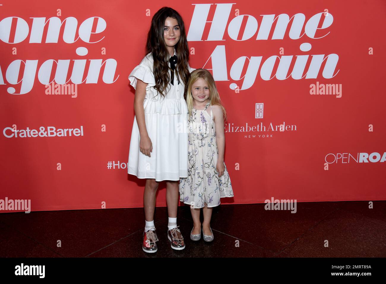 Lola Flanery, left, and Eden Grace Redfield arrive at the Los Angeles ...