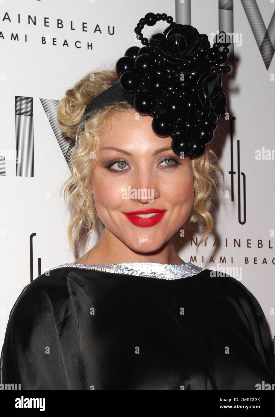 Sasha arrives at LIV nightclub in the Fontainebleau Miami Beach on New ...