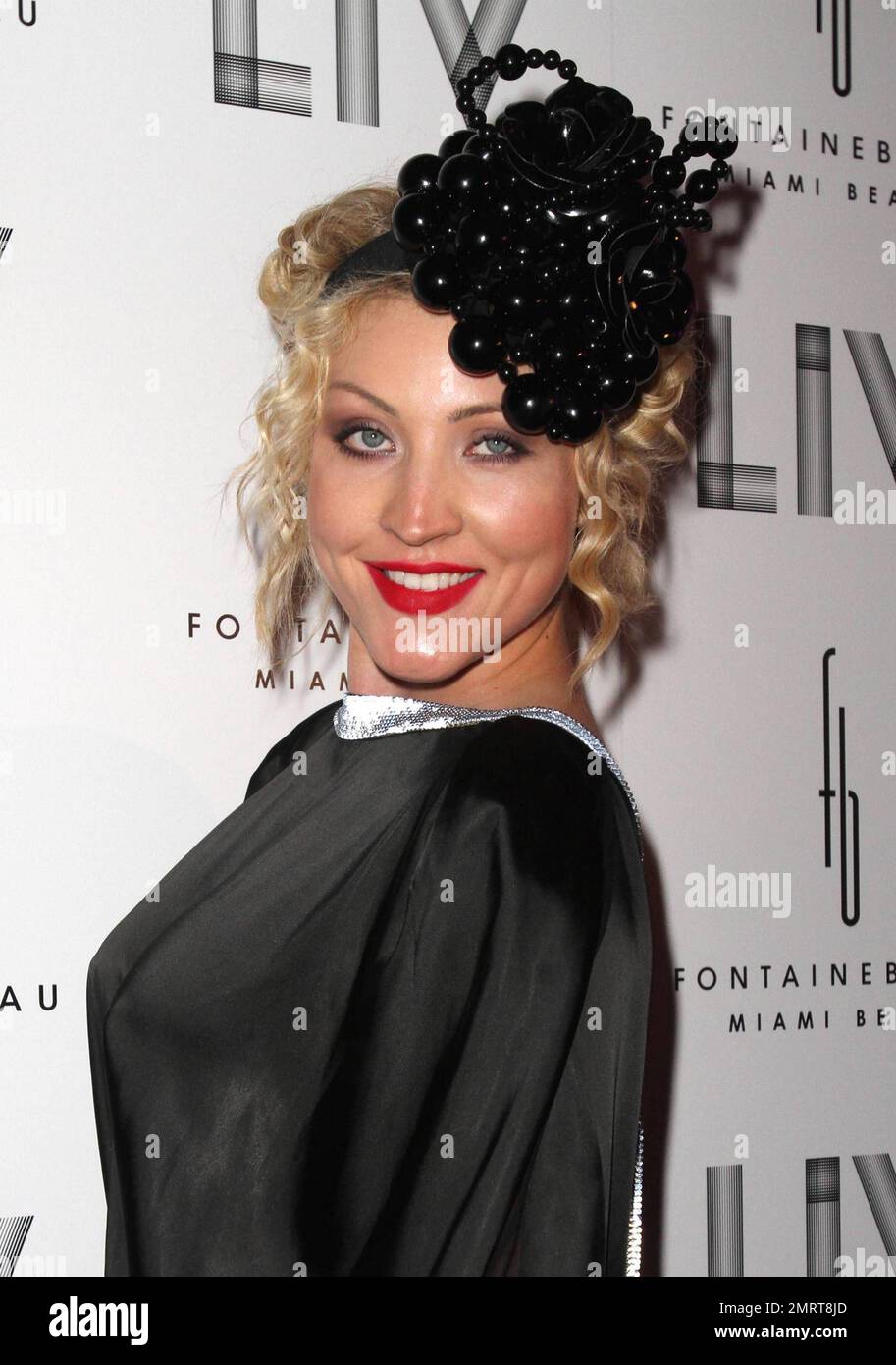 Sasha arrives at LIV nightclub in the Fontainebleau Miami Beach on New ...