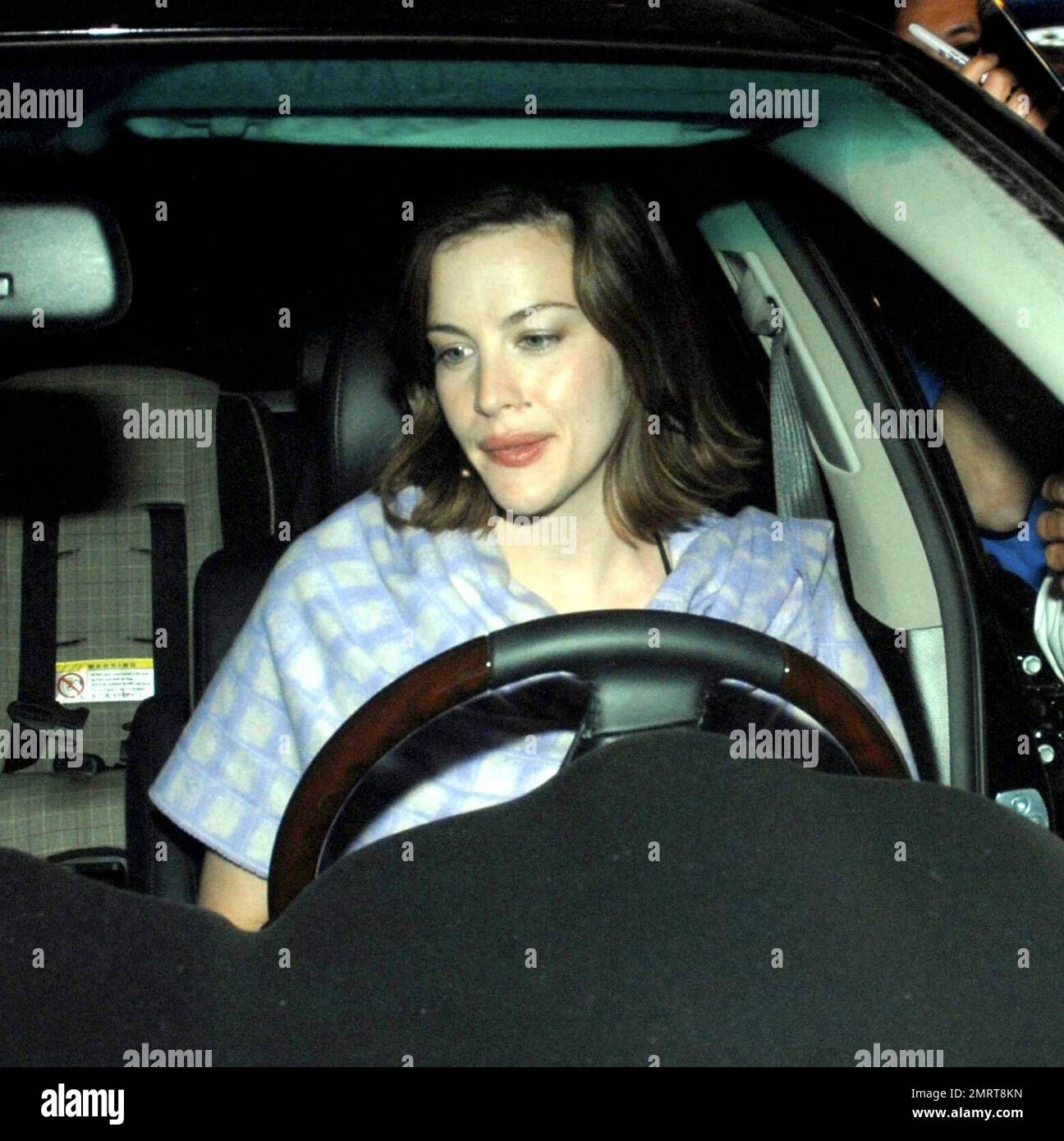 Liv Tyler leaves Mr Chow and has a hard time seeing with all the ...