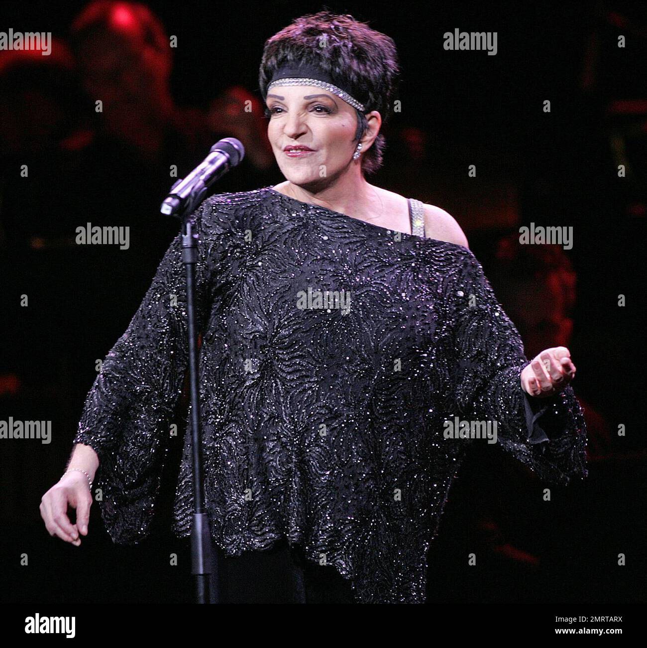 Liza Minnelli performs in concert at the Seminole Hard Rock Hotel ...