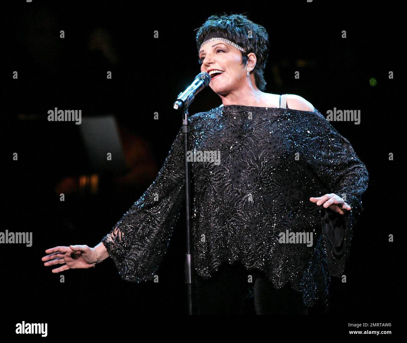 Liza Minnelli performs in concert at the Seminole Hard Rock Hotel ...