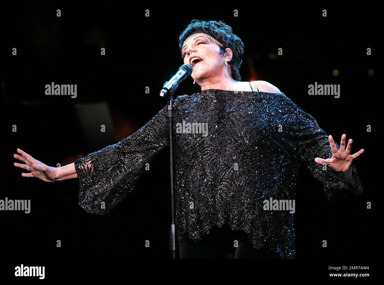Liza Minnelli performs in concert at the Seminole Hard Rock Hotel ...
