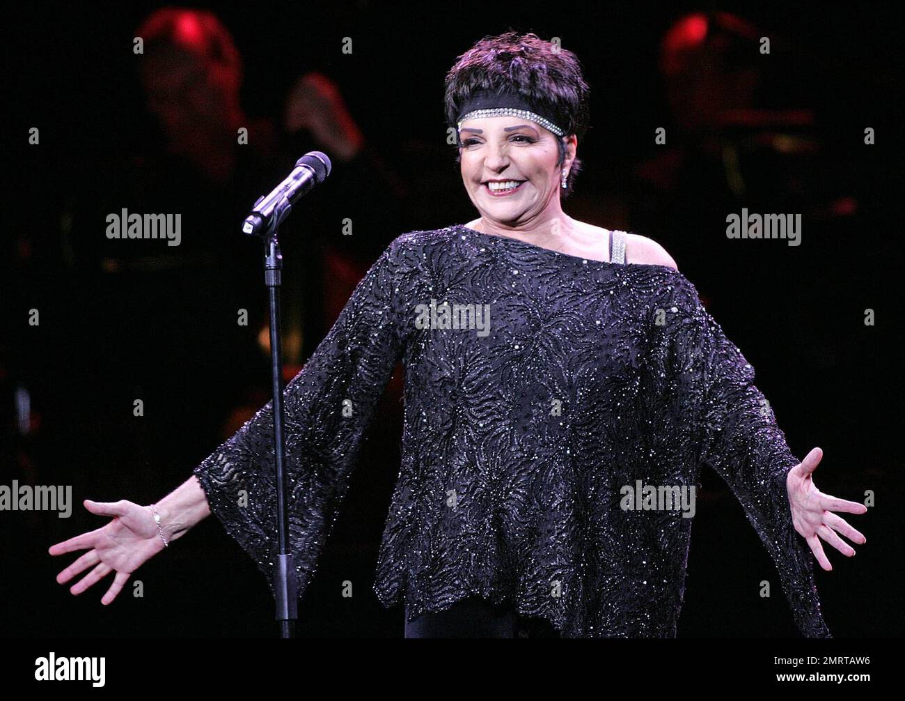 Liza Minnelli performs in concert at the Seminole Hard Rock Hotel ...