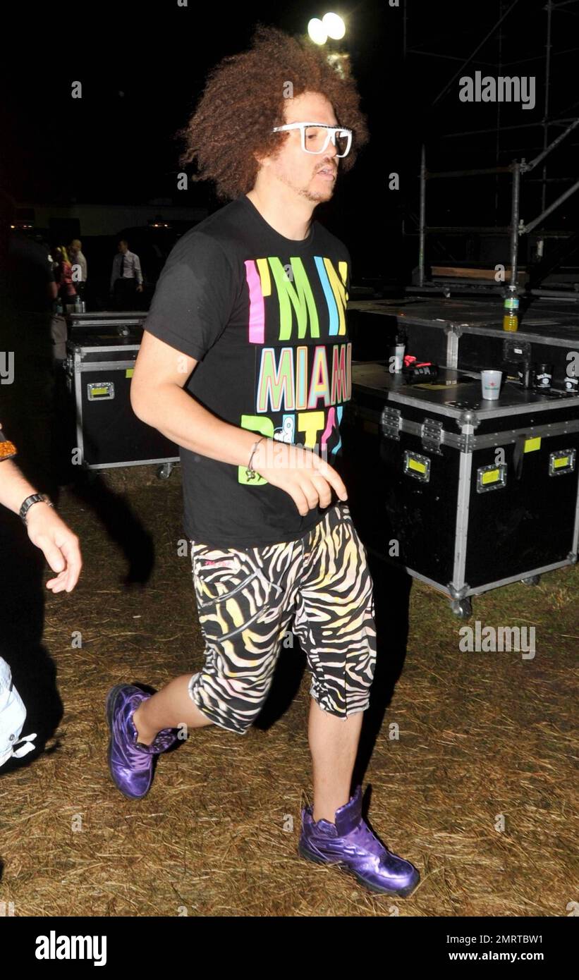 Will.i.am and apl.de.ap from the Black Eyed Peas and Redfoo and Sky Blu ...