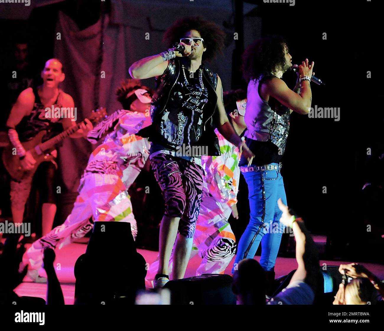 Stefan Kendal Gordy aka "Redfoo" and Skyler Husten Gordy "SkyBlu" of ...