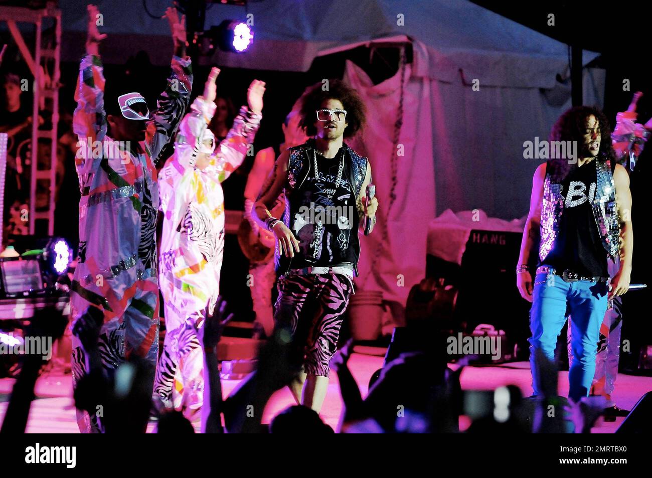 Stefan Kendal Gordy aka "Redfoo" and Skyler Husten Gordy "SkyBlu" of ...