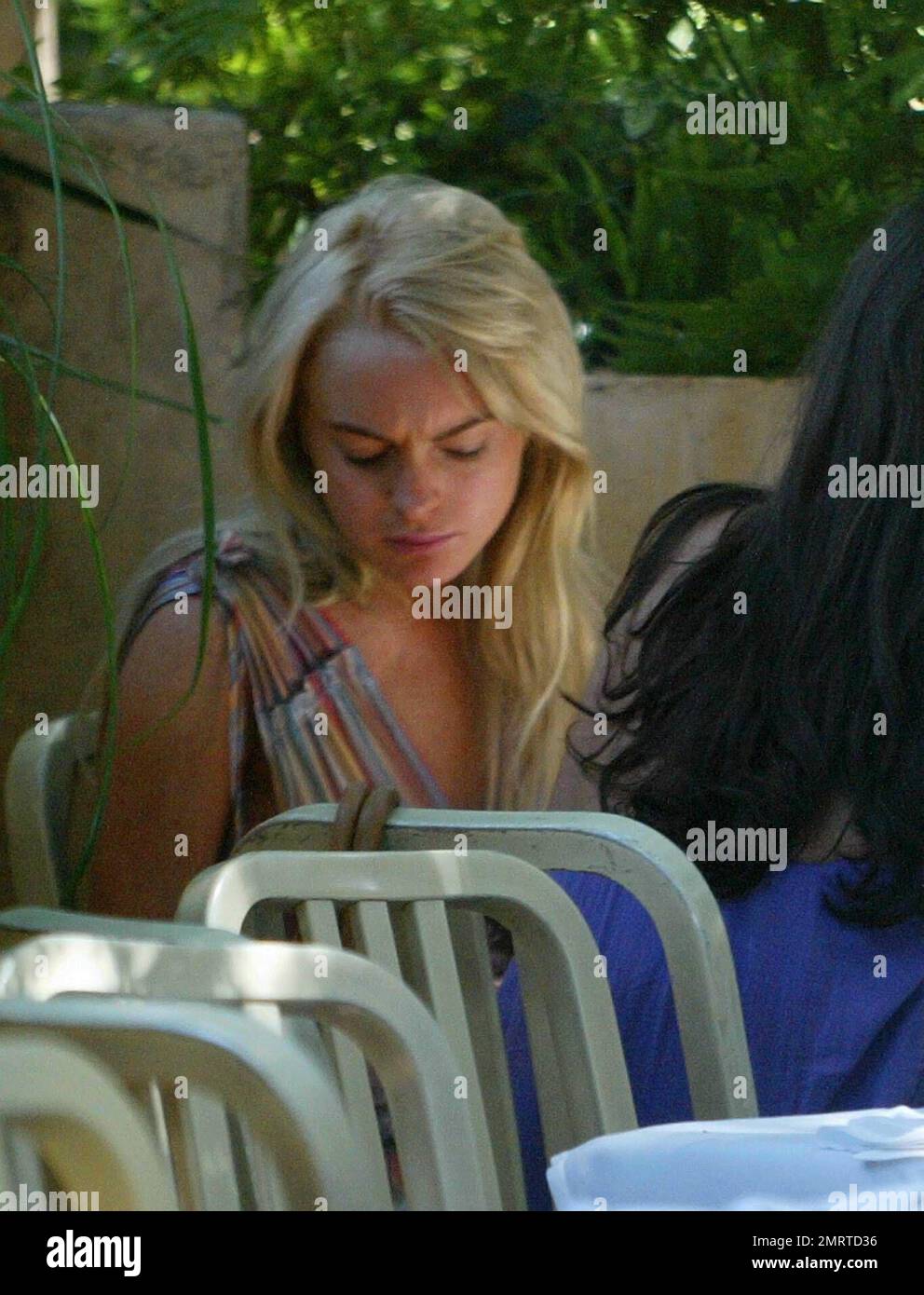 Lindsay Lohan and Nicole Richie lunch together with friends at Orso in ...
