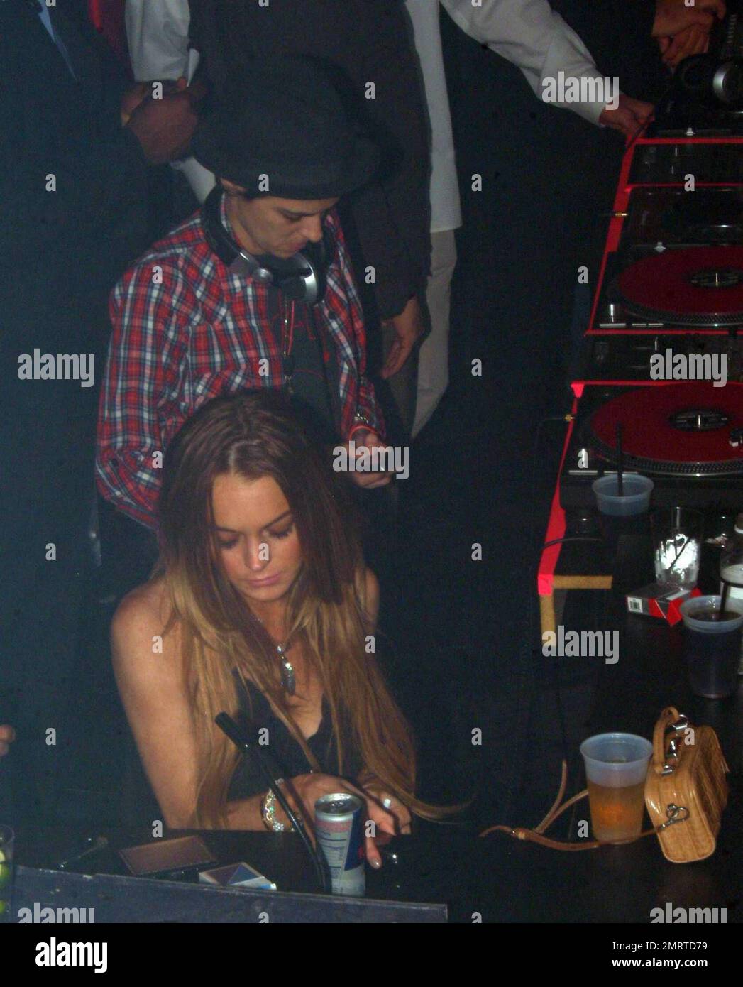 Exclusive!! Lindsay Lohan hosts Passion Nightclub Redux with galpal ...