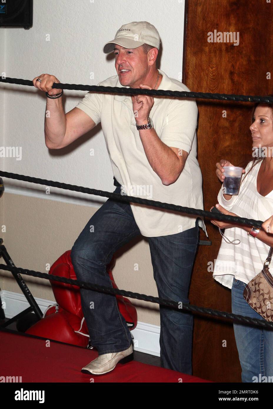 Michael Lohan attends Nadya "Octomom" Suleman's boxing match against ...